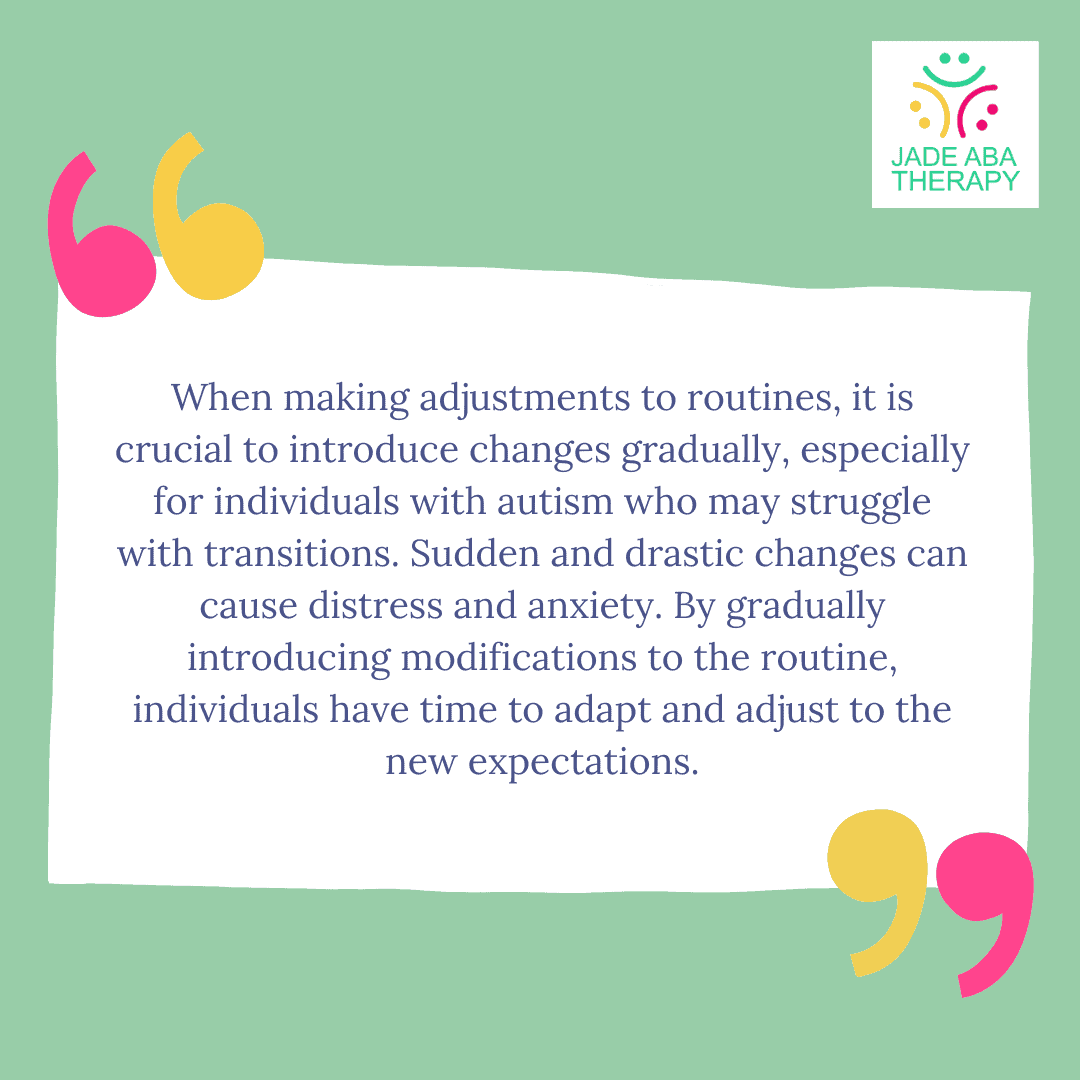 The Importance of Routine for Individuals with Autism - JADE ABA
