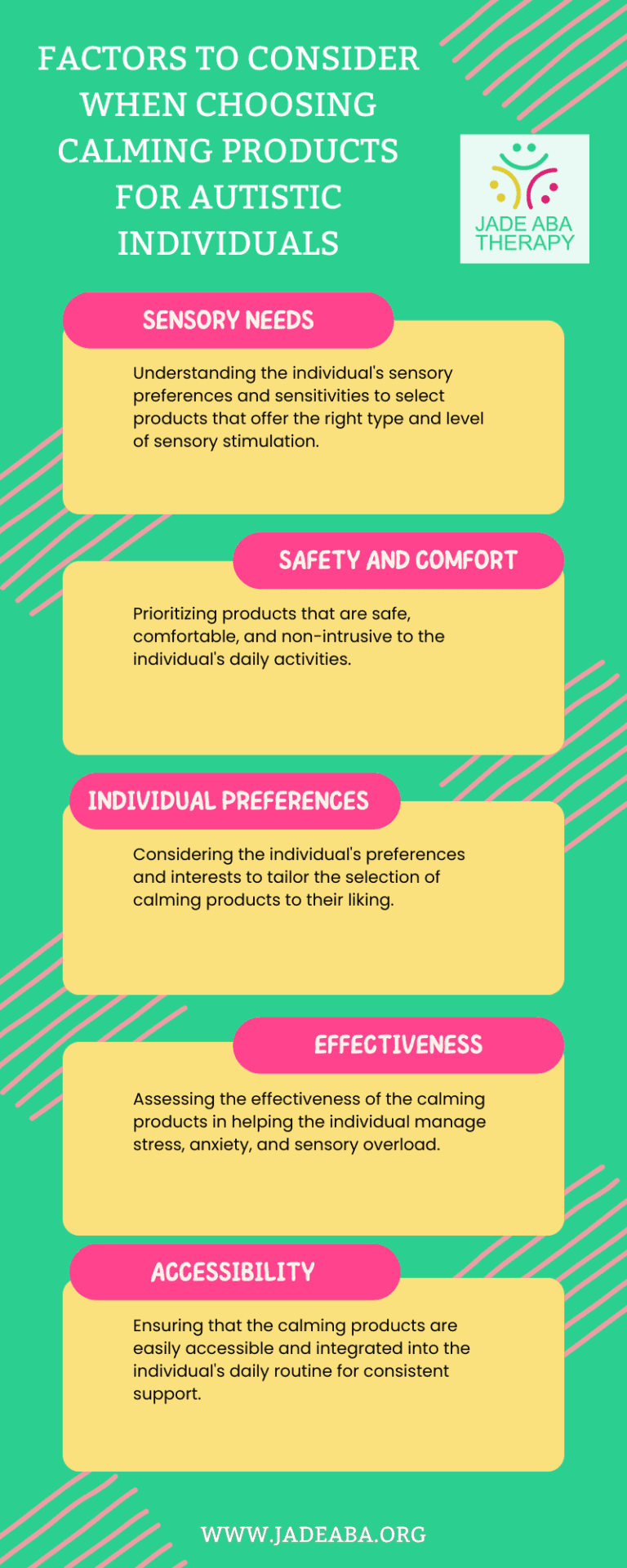 Exploring Calming Products for Adults with Autism - JADE ABA