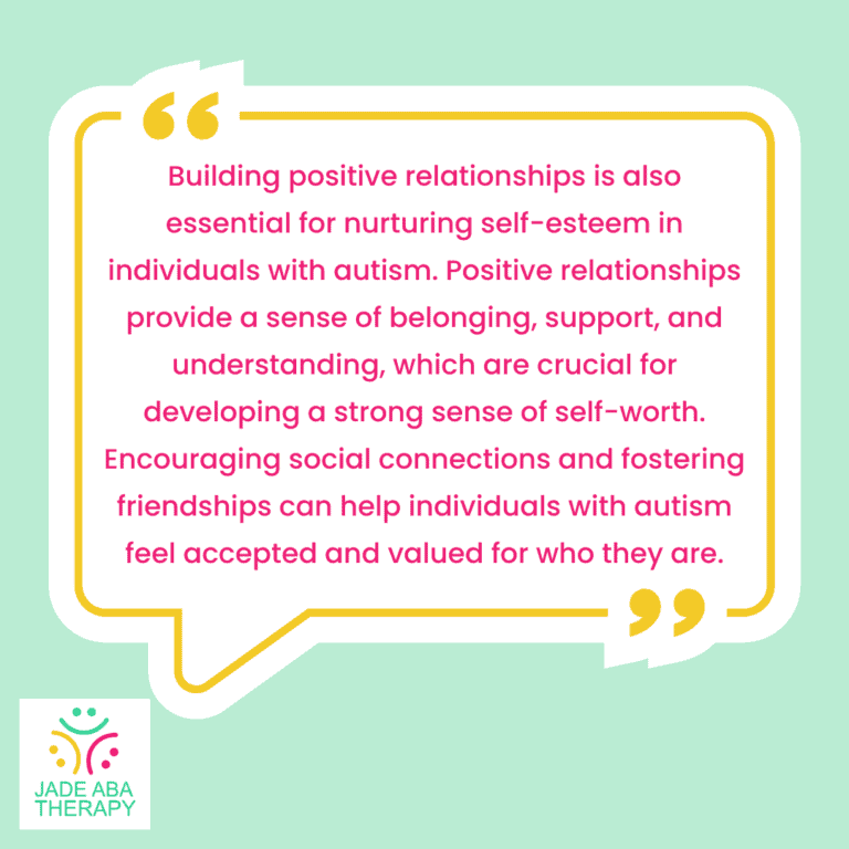 Autism and Self-Esteem: An Overview - JADE ABA