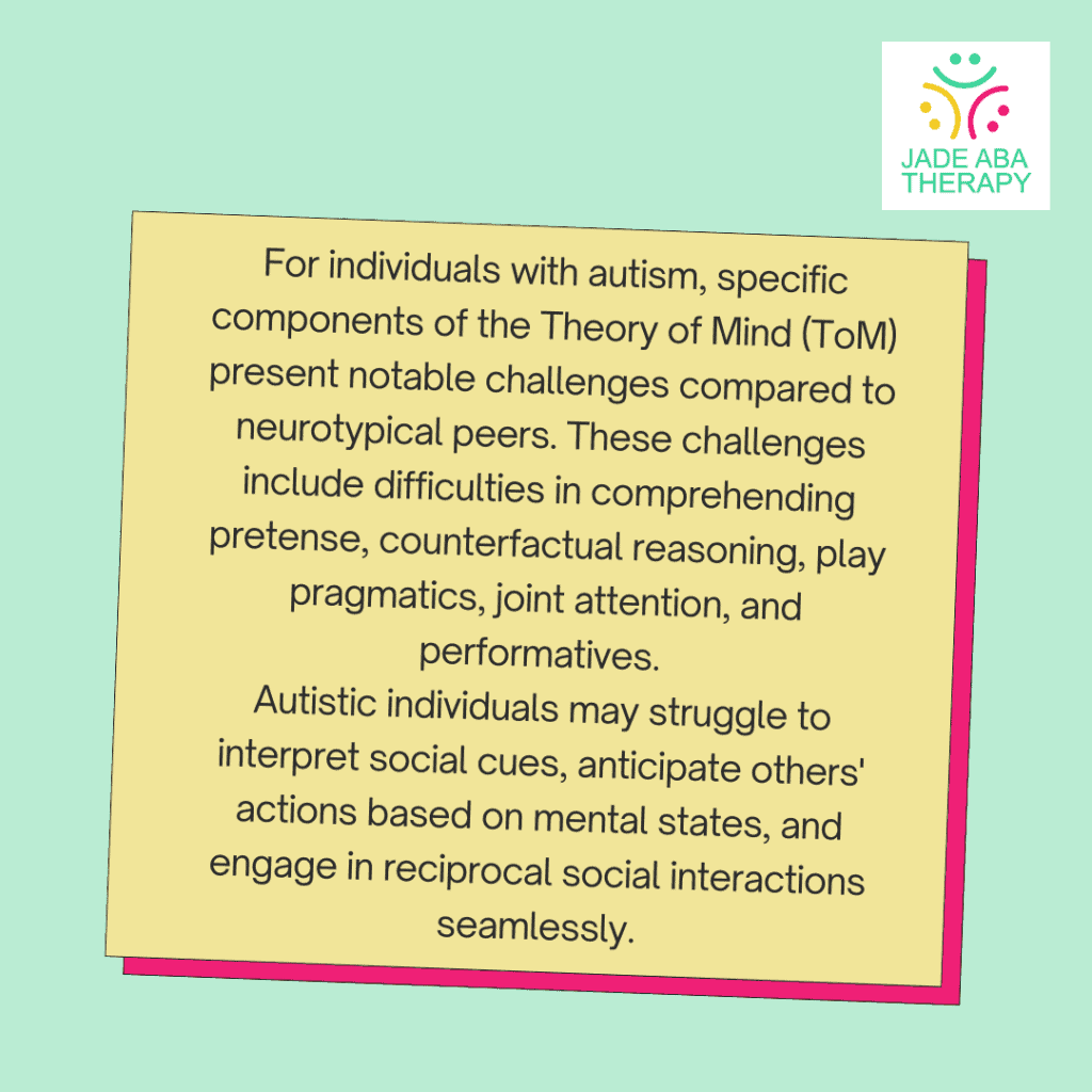 Understanding Theory of Mind in Autism - JADE ABA