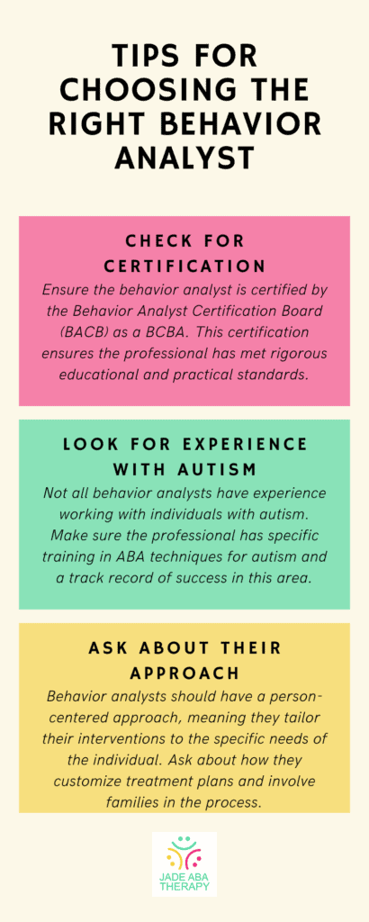Exploring the Role of Behavior Analysts for Autism - JADE ABA