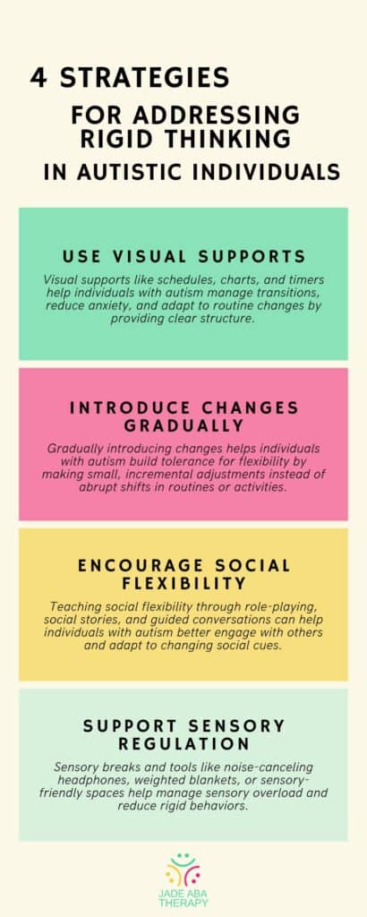Addressing 4 Examples of Rigid Thinking in Autism - JADE ABA