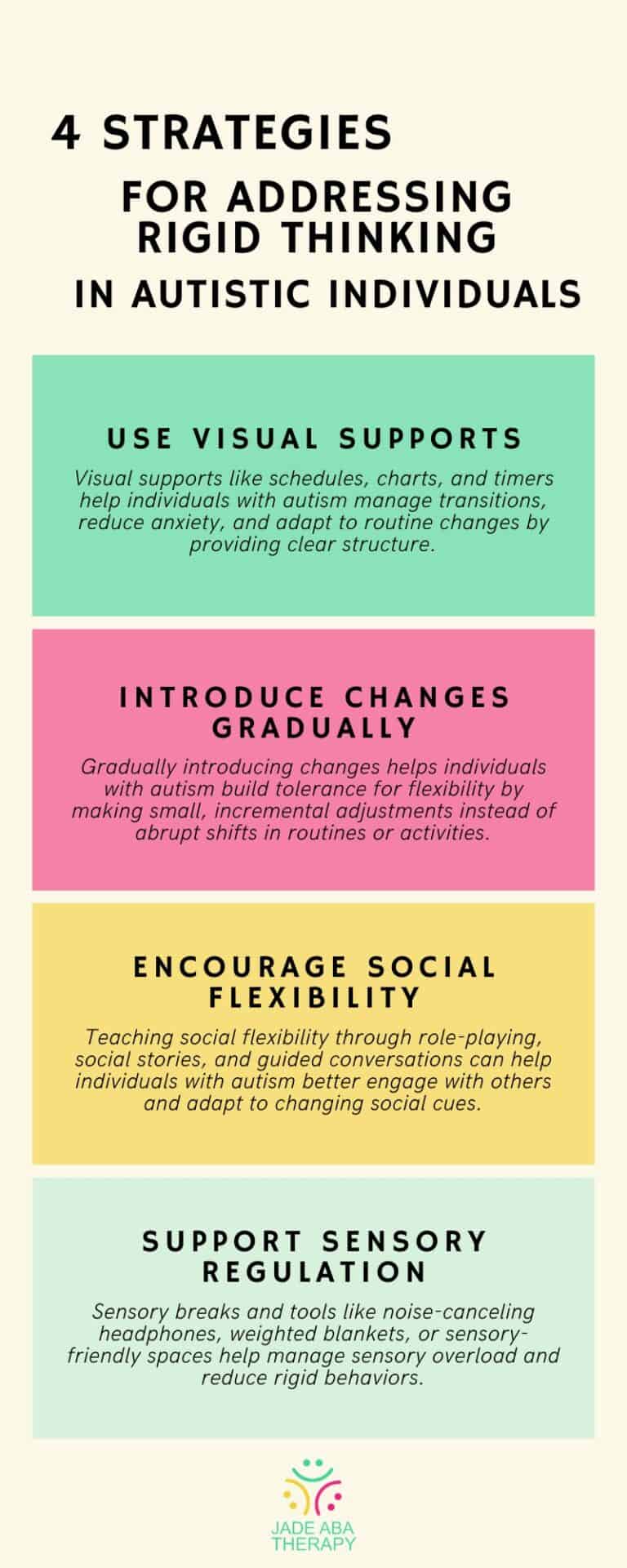 Addressing 4 Examples of Rigid Thinking in Autism - JADE ABA