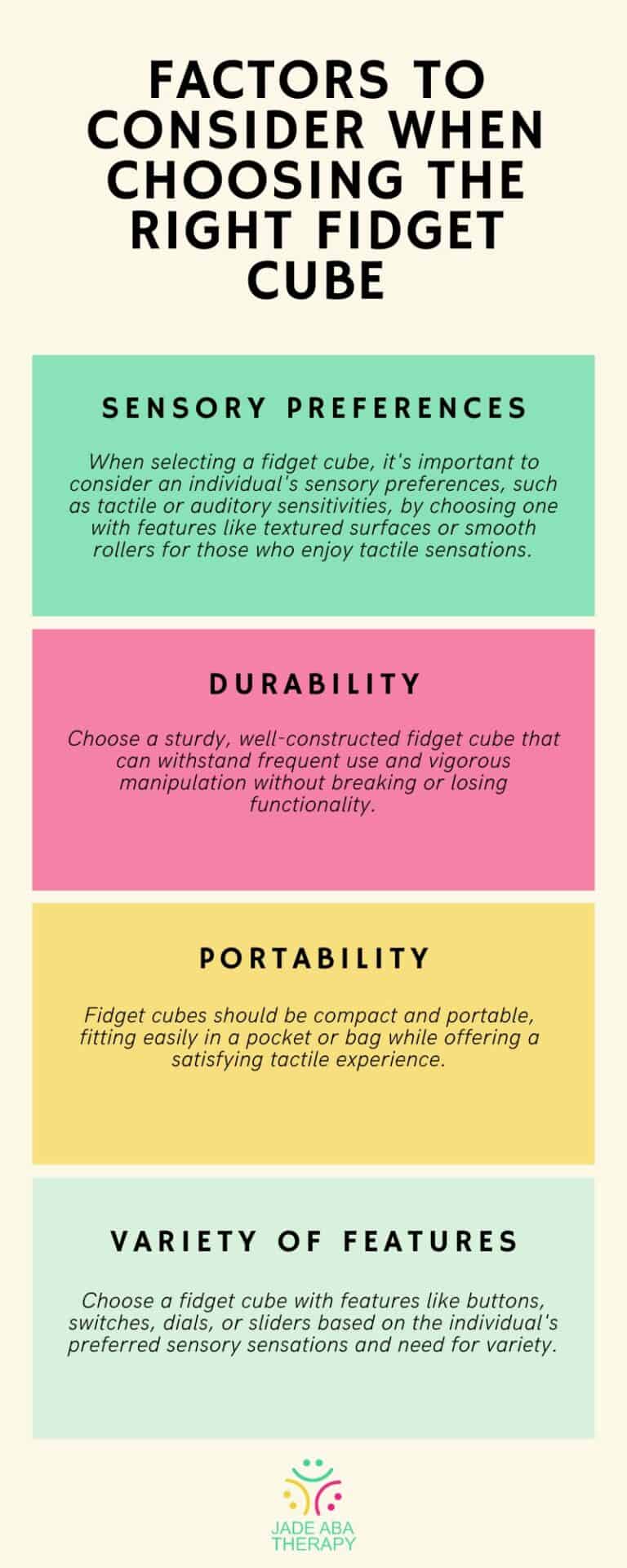 Fidget Cubes in Autism: A Tool for Sensory Regulation - JADE ABA