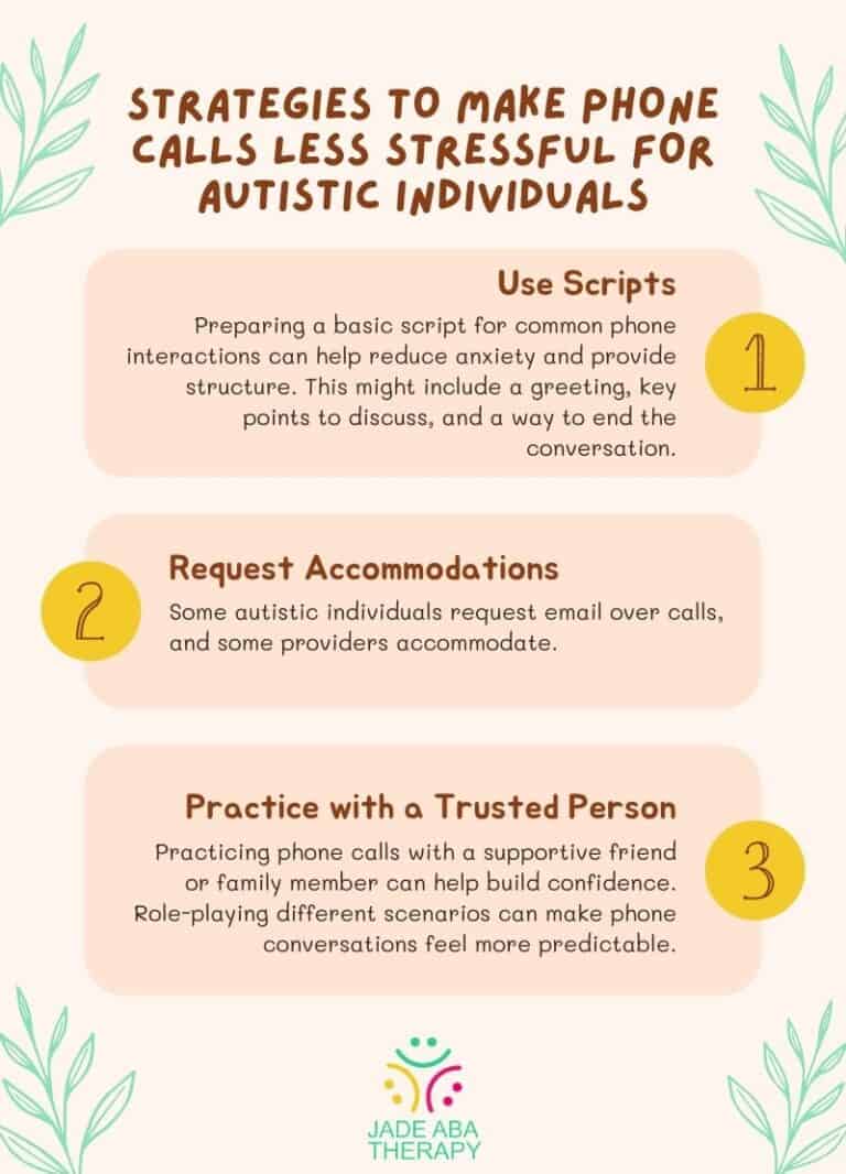 Why Phone Calls are Challenging for Autistic People & Solutions - JADE ABA