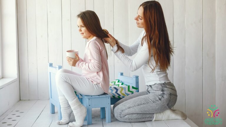 Helping Autistic Kids with Hair Brushing - JADE ABA